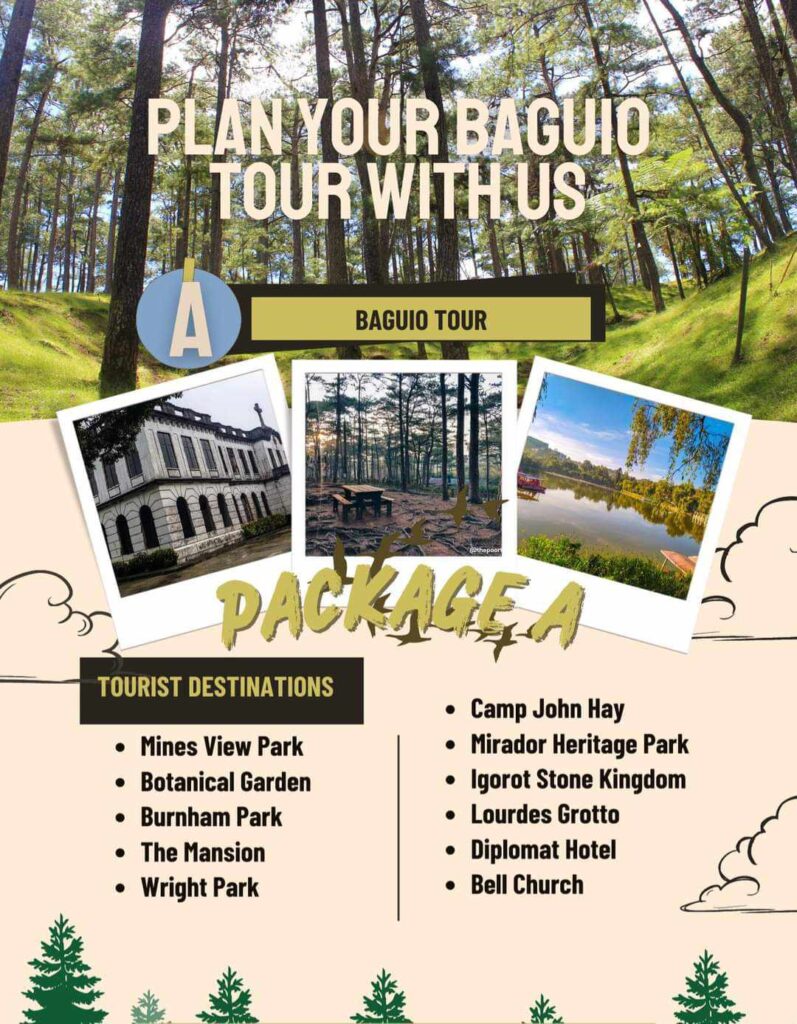 Exclusive Baguio Tour Package from 1000/Head with Person van and tour ...